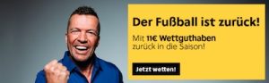 Sicher dir 11€ Guthaben von Interwetten zur deutschen Bundesliga!